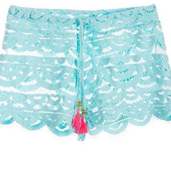 Pilyq | Swim | Pilyq Little Lexi Swim Cover Up Shorts Cabana Blue ...